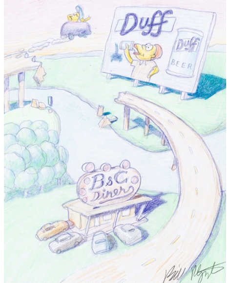 Bill Plympton | The Simpsons (2019) | MutualArt