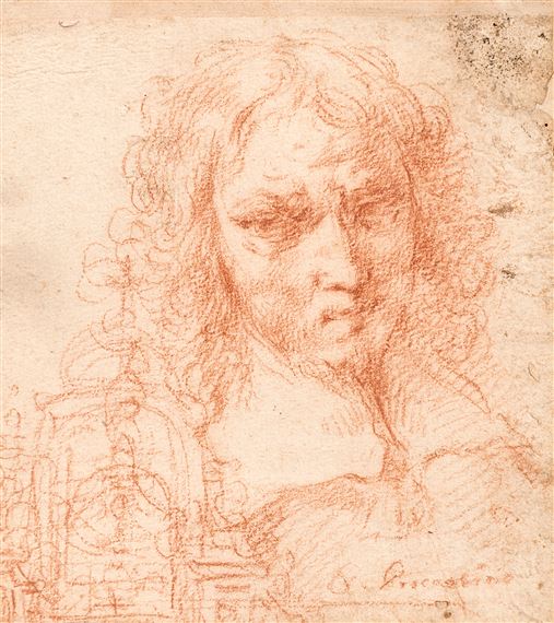 Giulio Cesare Procaccini | Male portrait and sketches of architecture ...