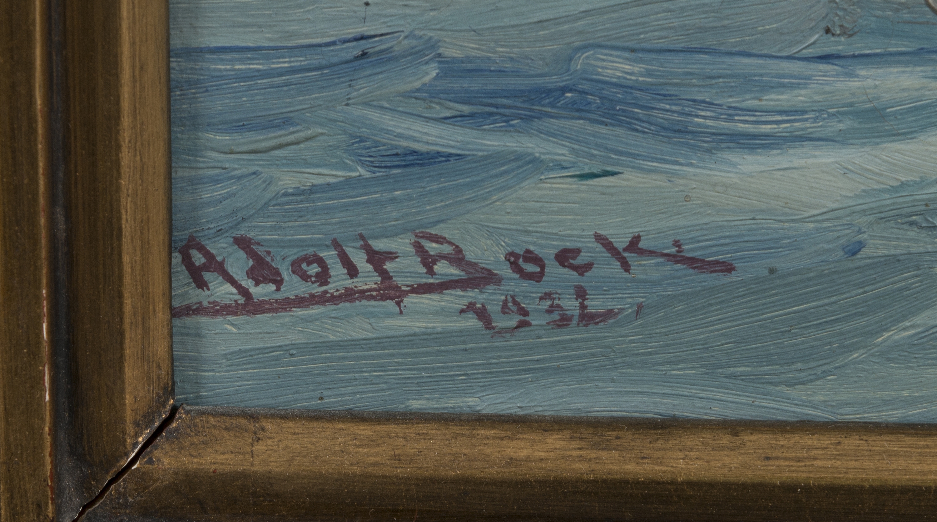 Adolf Bock | SEA BATTLE (1932) | MutualArt