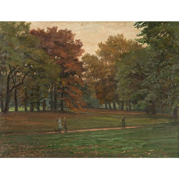 Louis Freund | Park Scene | MutualArt