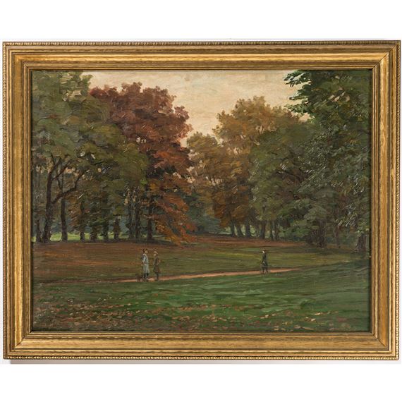 Louis Freund | Park Scene | MutualArt