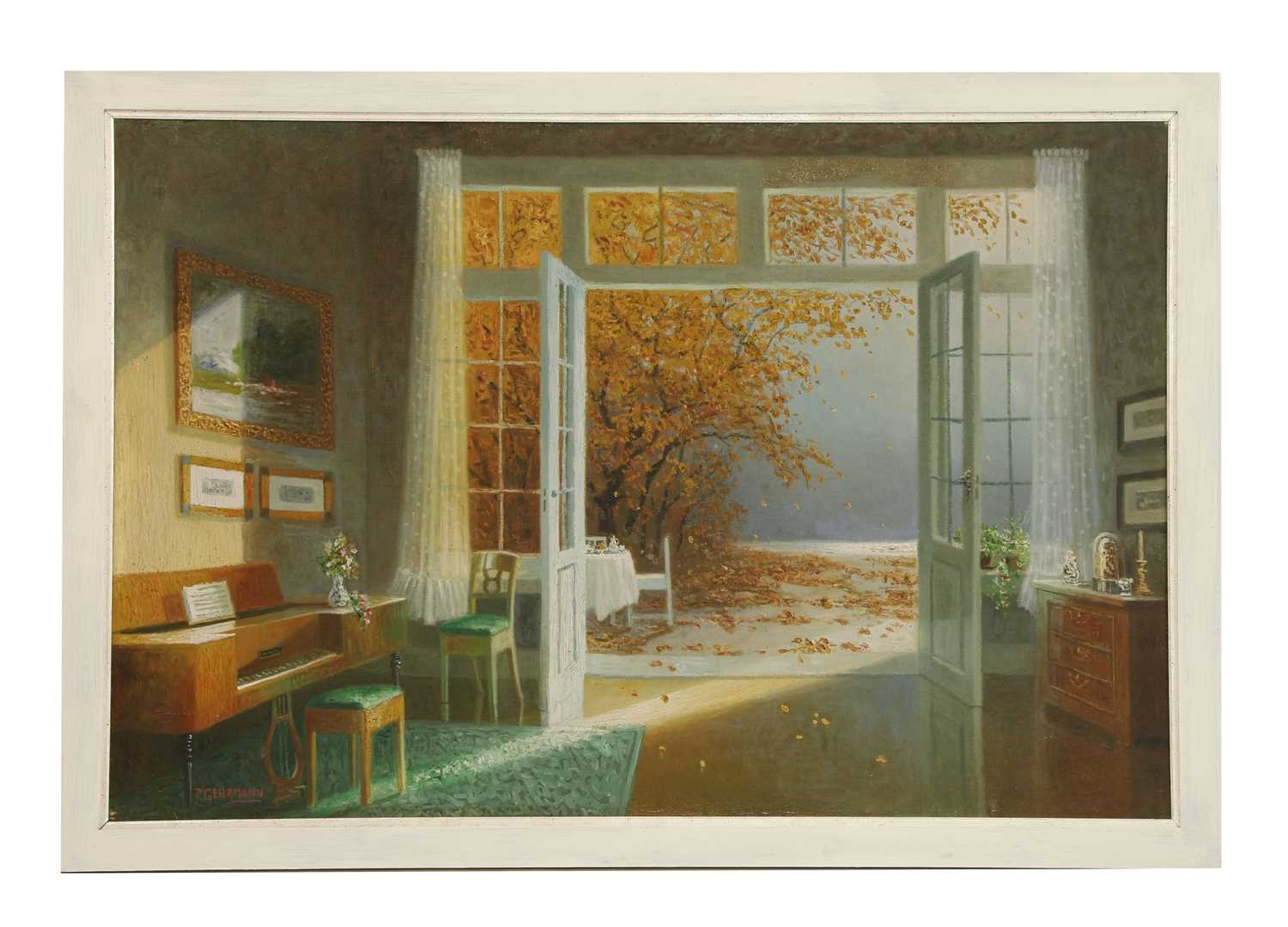 Paul Gehrmann | BEIDERMEIER INTERIOR (1900) | MutualArt