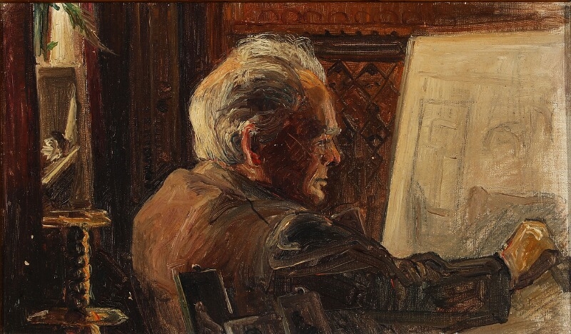 Aage Bertelsen | Portrait of the painter Rudolph Bertelsen, the artist ...