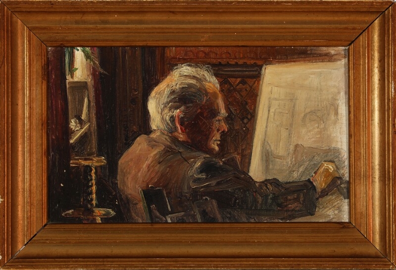 Aage Bertelsen | Portrait of the painter Rudolph Bertelsen, the artist ...