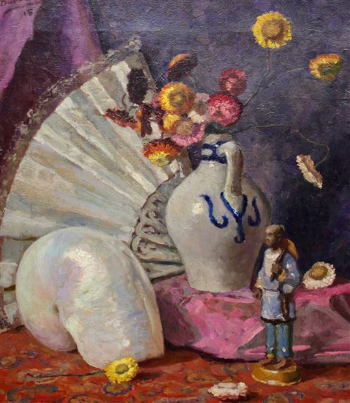 Bart Peizel | Stilleven met nautilusschelp (1915) | MutualArt