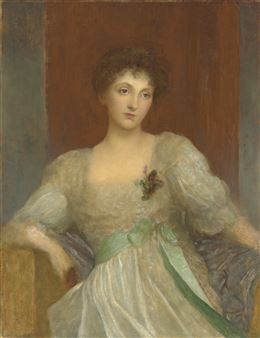George FrederickWatts | PORTRAIT OF MRS FITZMAURICE | MutualArt