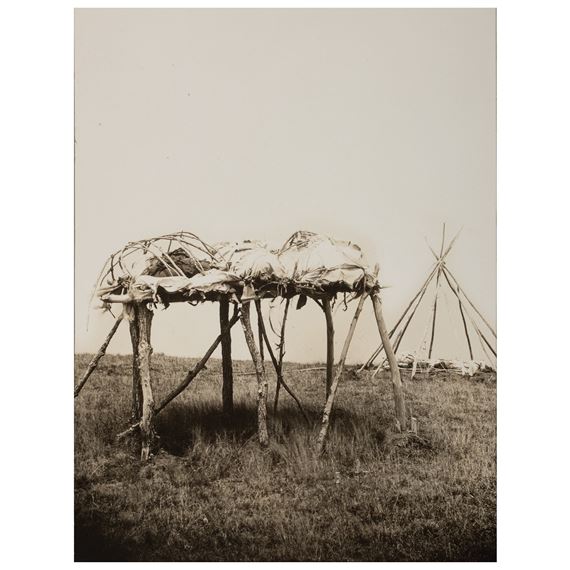 David F. Barry | Indian Burial Photographs with ALS Describing the ...