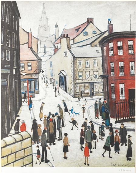 Laurence Stephen Lowry | Berwick-upon-Tweed (1973) | MutualArt