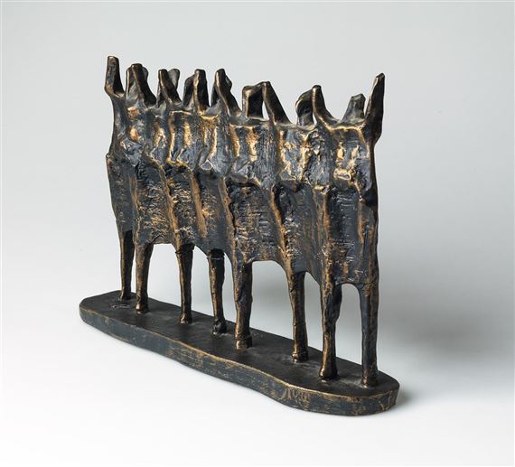 Krishna Reddy | Demonstrators (1969) | MutualArt