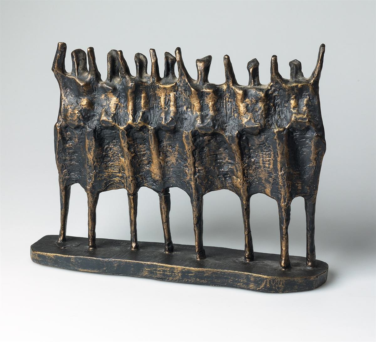 Krishna Reddy | Demonstrators (1969) | MutualArt
