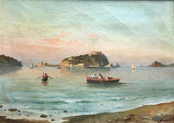 Augusto Corelli | Marina di Nisida (1876) | MutualArt