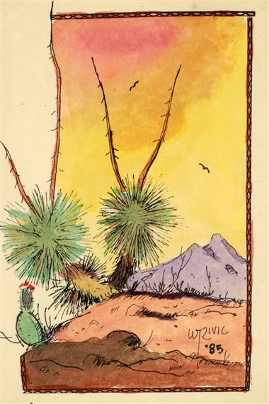 William T. Zivic | WESTERN LANDSCAPE (1985) | MutualArt