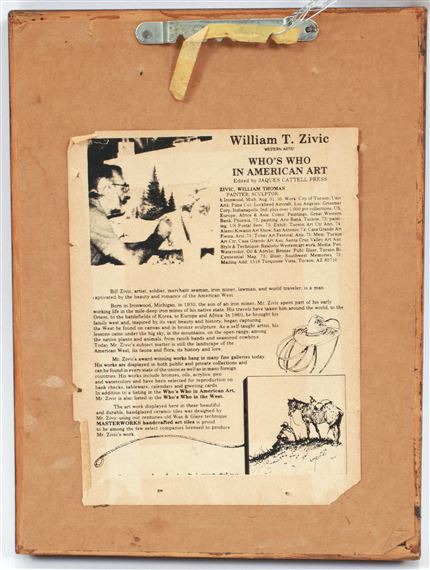 William T. Zivic | WESTERN LANDSCAPE (1985) | MutualArt