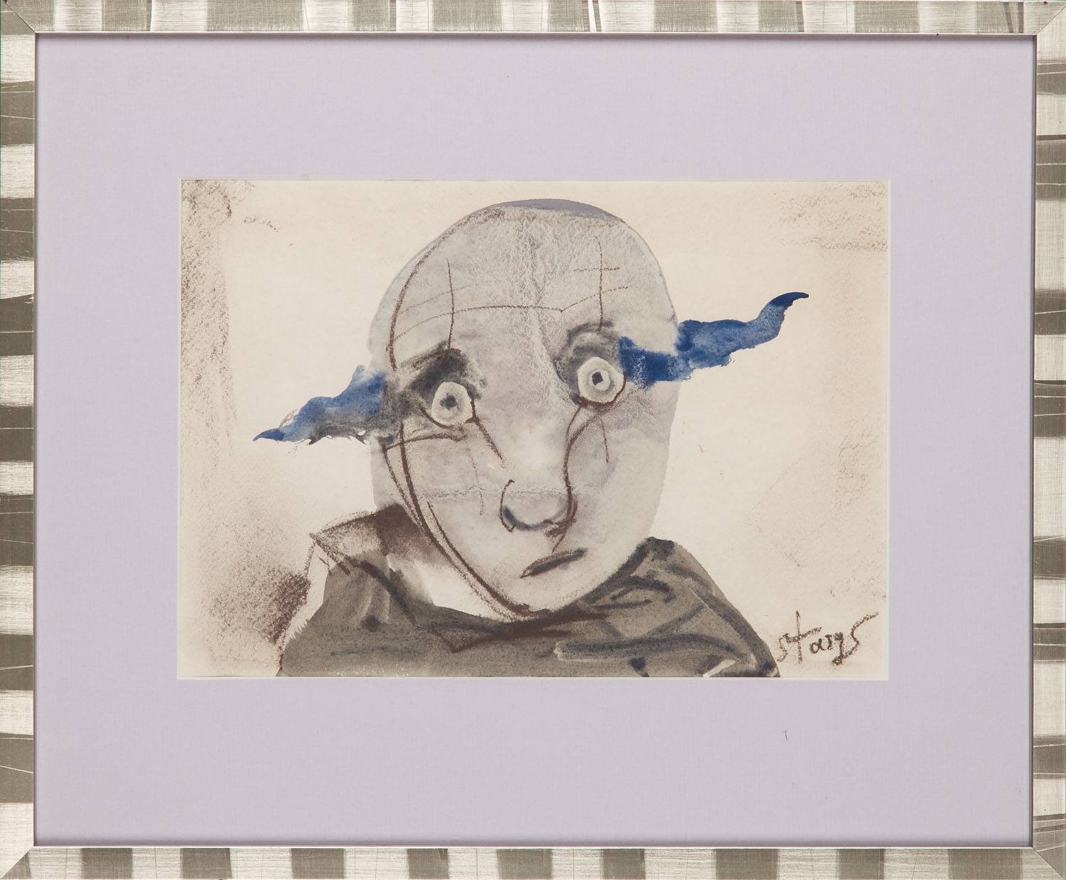 Stasys Eidrigevicius | Niebieska wstążka | MutualArt