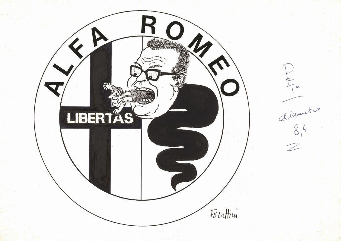 Giorgio Forattini | Sixteen two works : VIGNETTE (62) | MutualArt