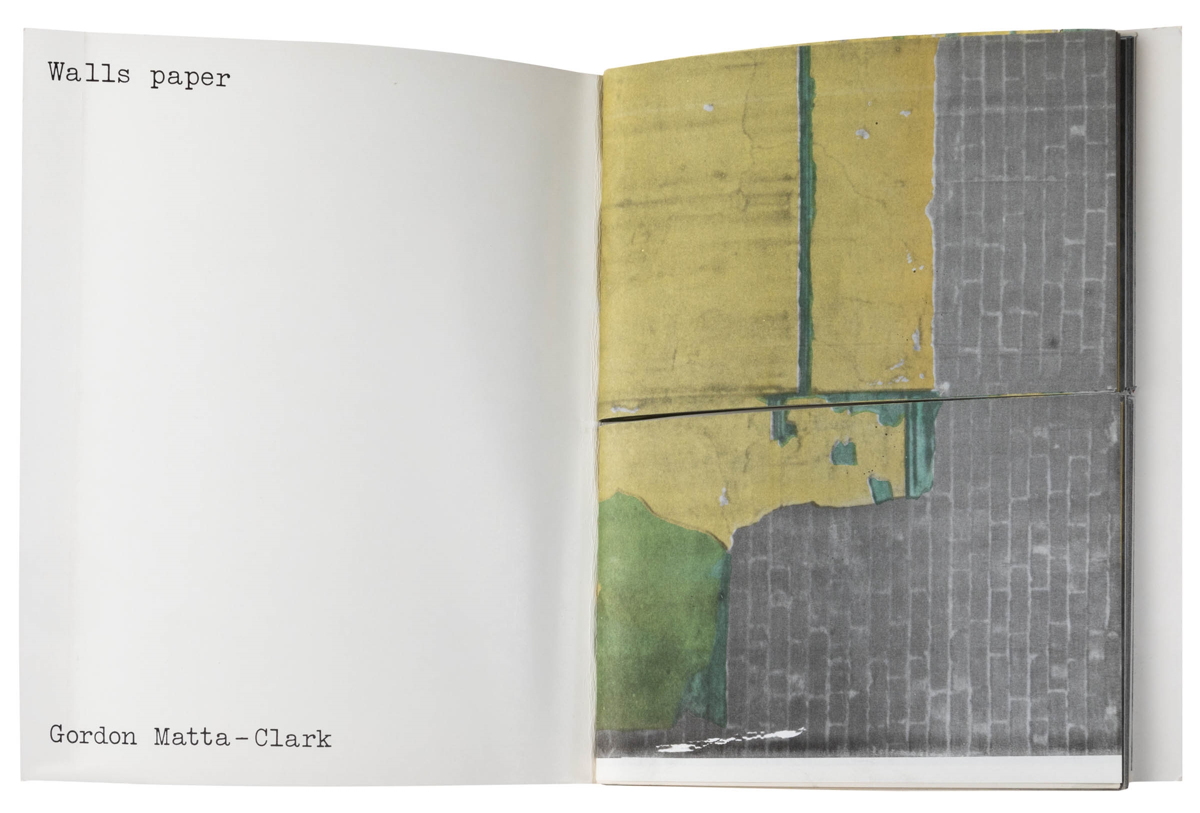 Gordon Matta-Clark | 'Walls Paper' (1973) | MutualArt