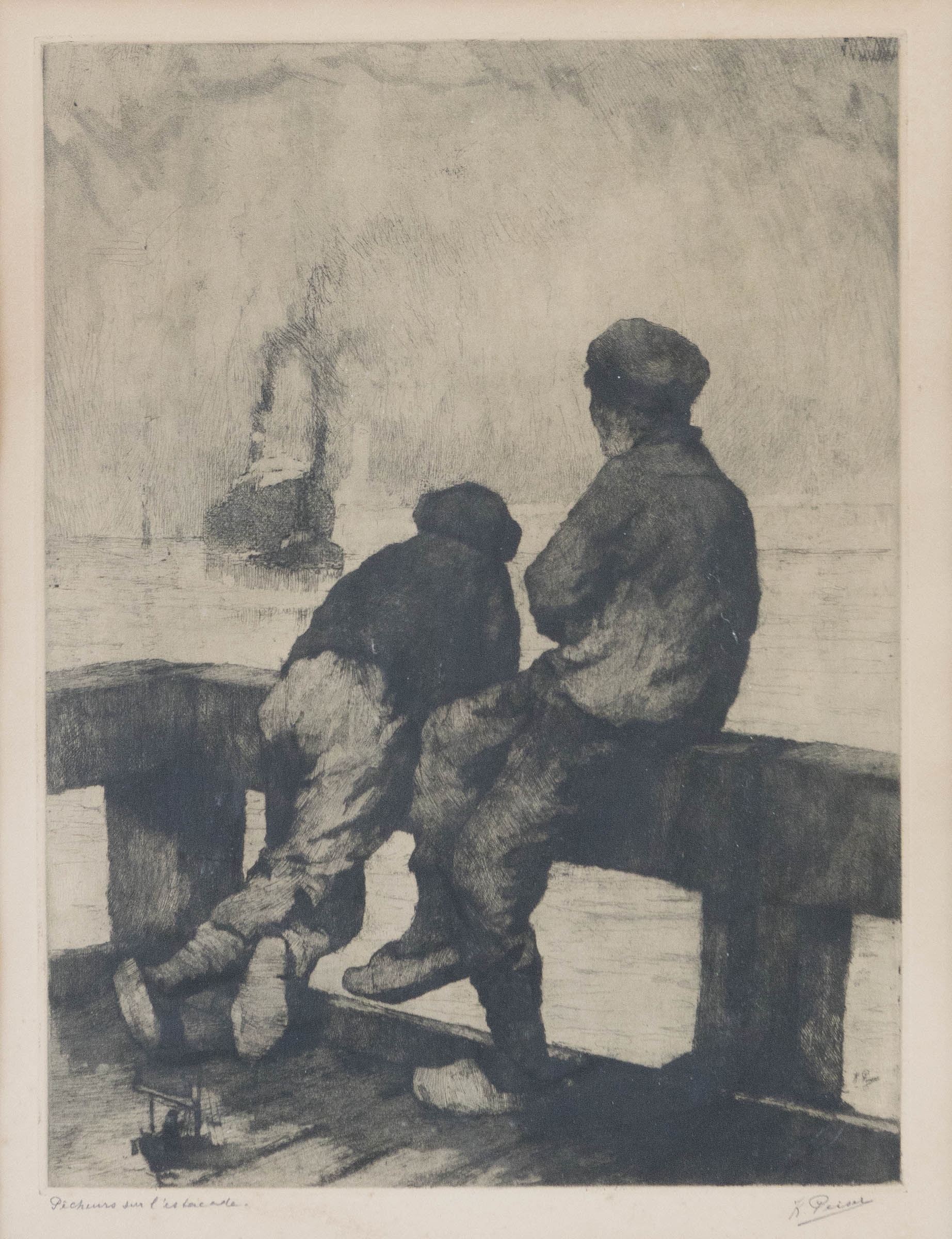 Kurt Peiser | 'Pecheurs sur l'estacade' | MutualArt