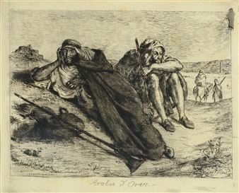Delacroix Eugène | Odalisque (1857) | MutualArt