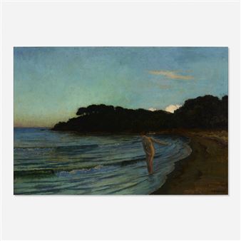 Marie Auguste Emile René Menard | Soleil couchant | MutualArt