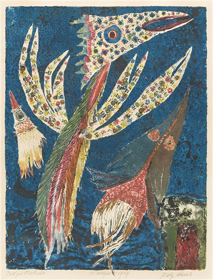 Rolf Nesch | Å fly (1969) | MutualArt