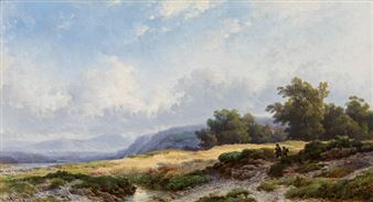 Remigius Adrianus Van Haanen | Circle Moonlight over a Coastal ...