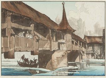 Frank William Brangwyn | 4 Works : Studies of workmen | MutualArt