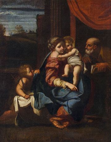 Annibale Carracci | The Holy Family with the Infant Saint John the ...