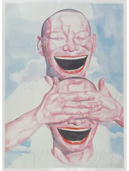 Minjun Yue | Untitled (1998) | MutualArt