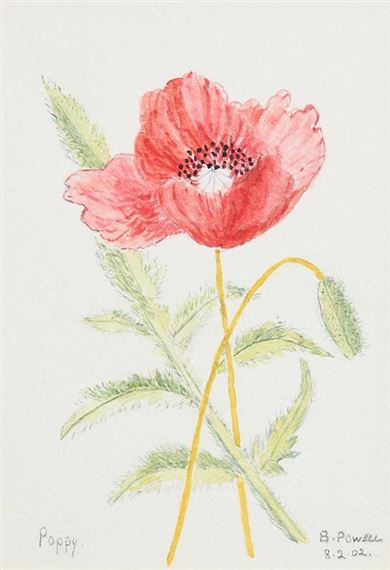 Bernard Powell | Poppy (2002) | MutualArt