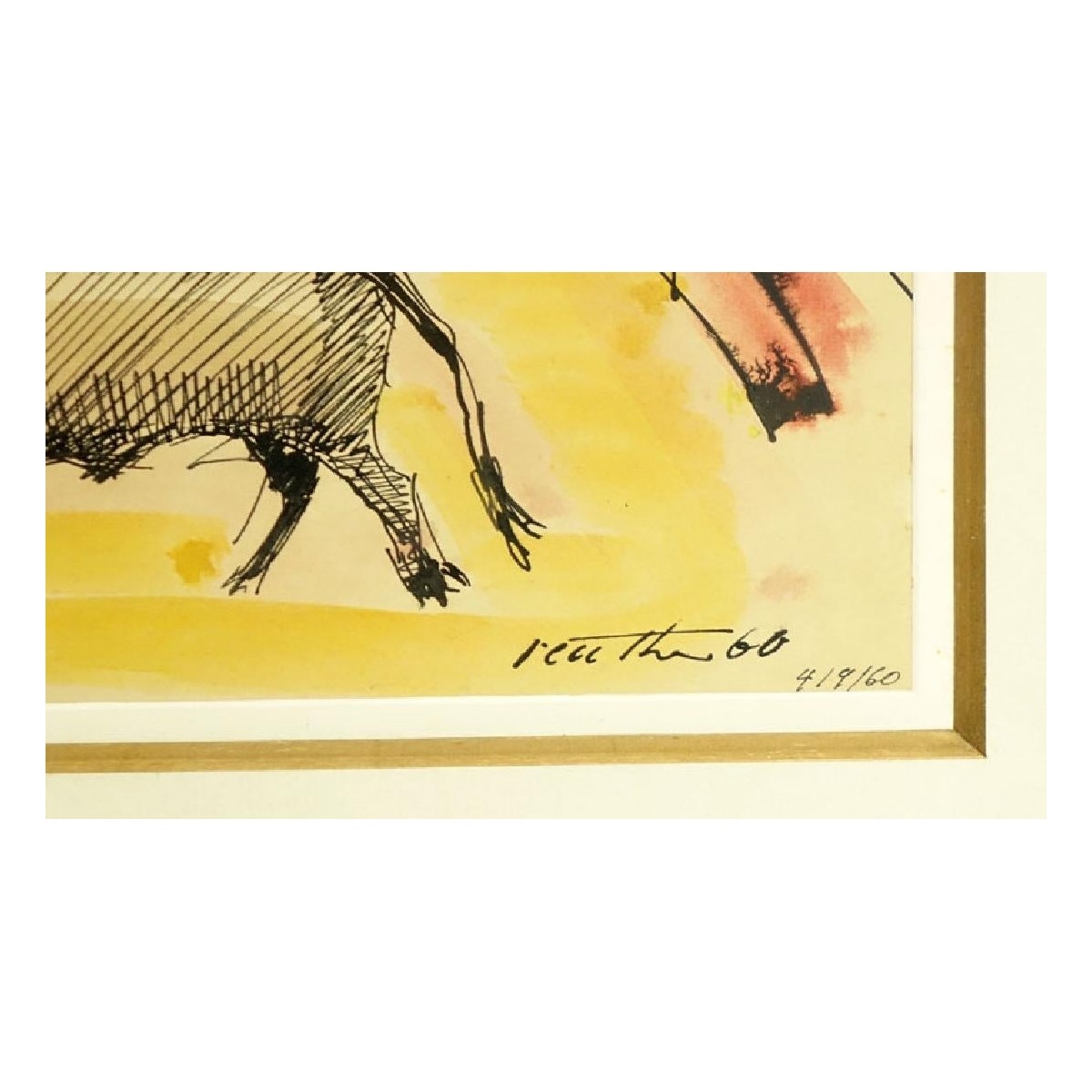 Wolf Reuther | La Taureau (1960) | MutualArt