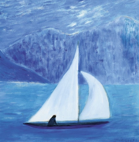 Gerhild Diesner | Sailing Boat at Lake Garda (Circa 1958) | MutualArt