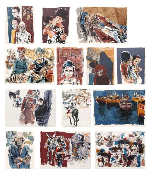 Moshe Gat | People in Israel Portfolio (Circa 1970) | MutualArt