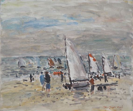 Jean Jacques René | Departure of the Sailboats | MutualArt
