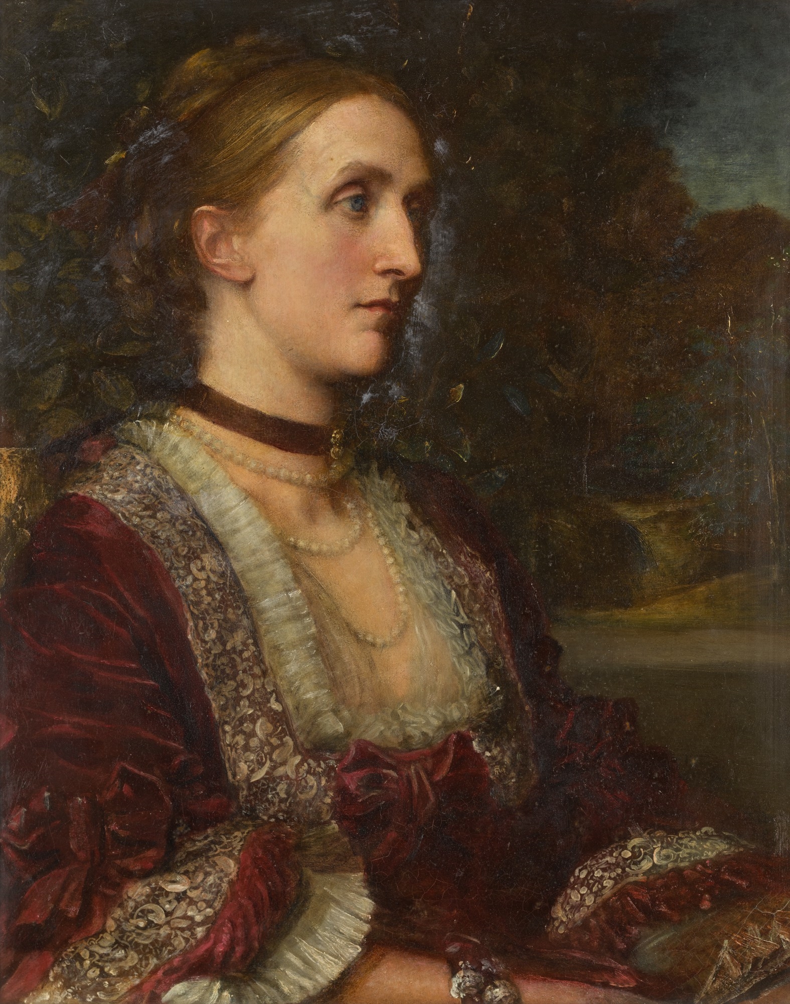 George Frederick Watts | Portrait of Emma Elizabeth Brandling, later ...