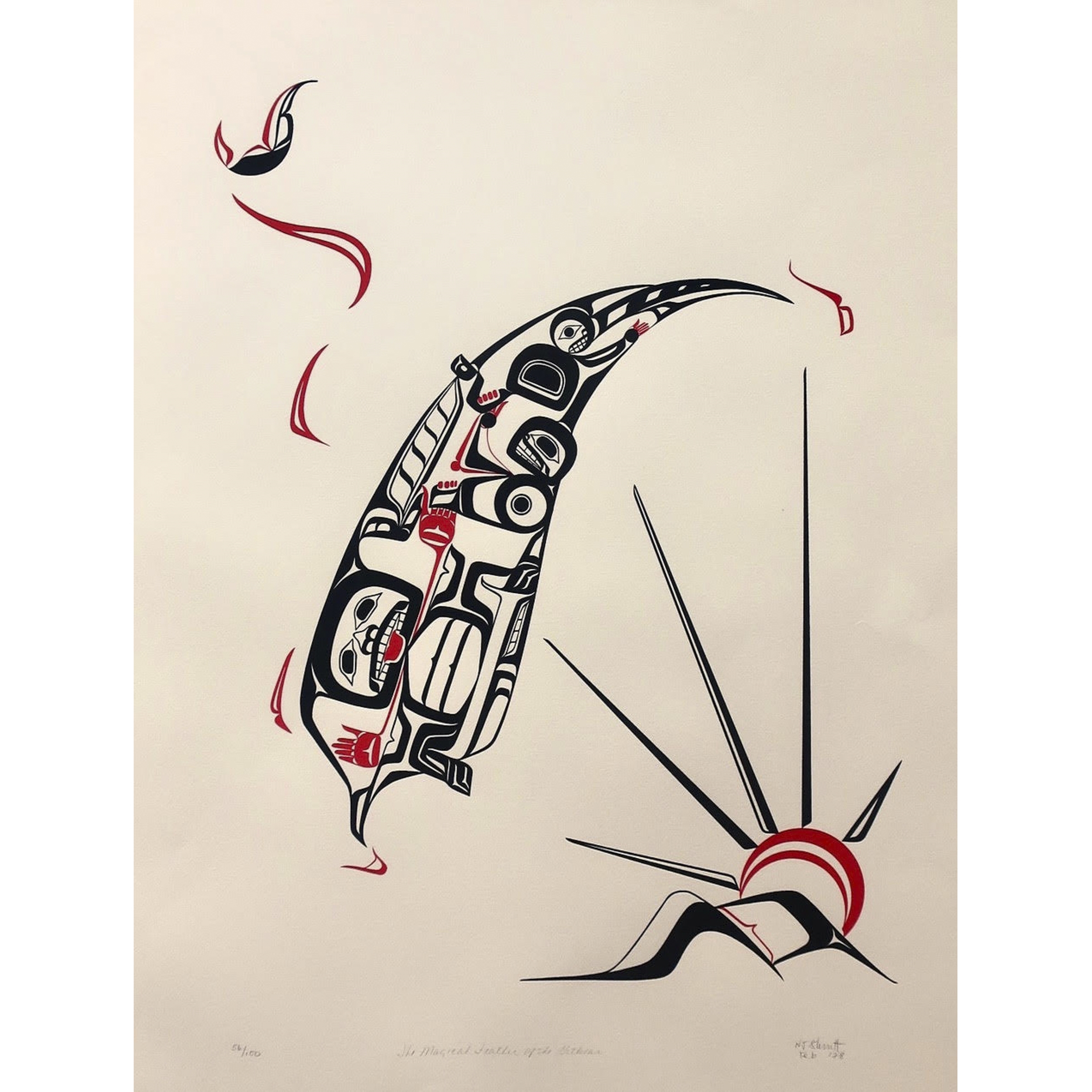 Ken Mowatt | THE MAGICAL FEATHER OF GITKSAN & ZEK (1978) | MutualArt
