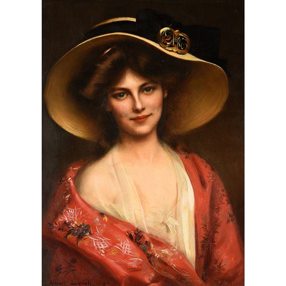 Albert Lynch | Portrait of a Woman | MutualArt