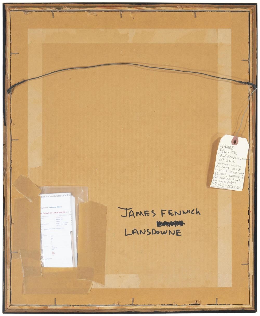 James Fenwick Lansdowne | Quail with butterfly (1956) | MutualArt