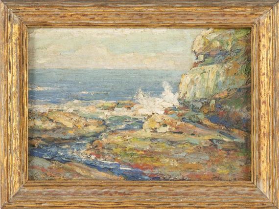 Cullen Yates | Rocky coastal inlet. | MutualArt