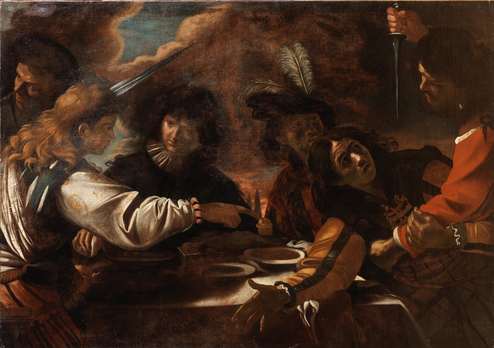 Mattia Preti | The Feast of Absalom | MutualArt