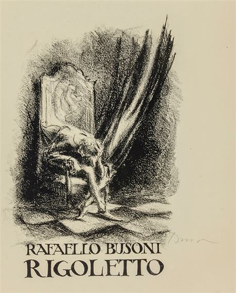 Rafaello Busoni | Rigoletto. 12 lithografie per l’opera di G. Verdi ...