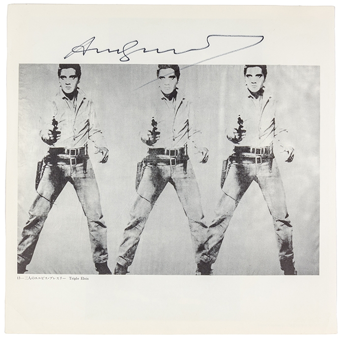 Andy Warhol | Triple Elvis | MutualArt