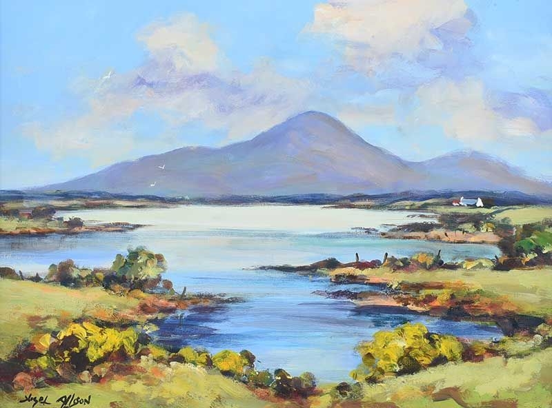 Nigel Allison | THE MOURNES FROM BLACKSTAFF RIVER | MutualArt