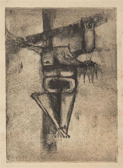Geoffrey Petts Clarke | Crucifixion (1954) | MutualArt