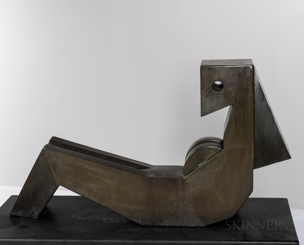Rod Kagan | Reclining Lady 2 Bronze Sculpture (1990) | MutualArt