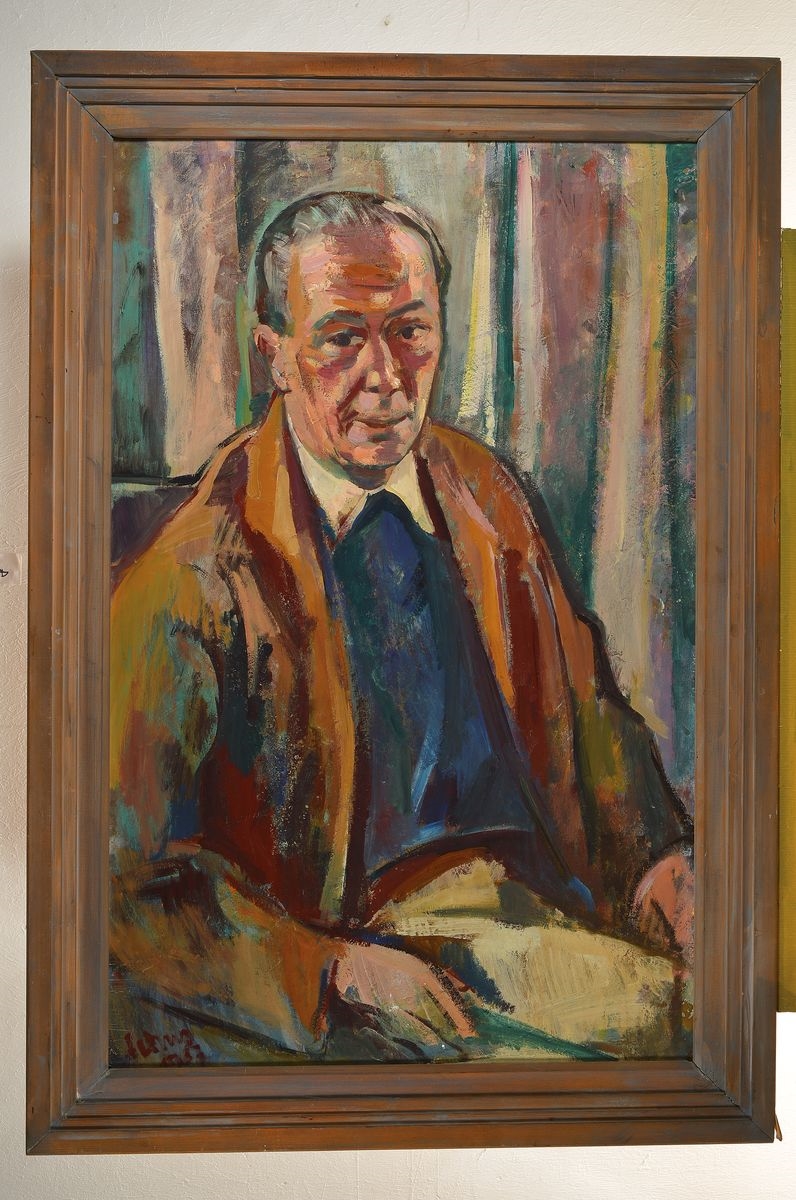 Erich Schug | portrait of Otto Hess from Speyer (1957) | MutualArt