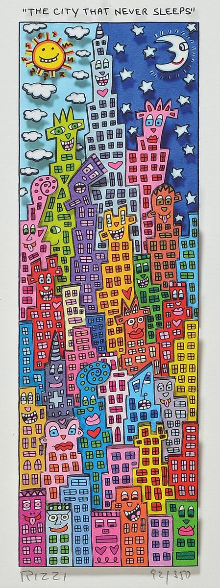 James Rizzi | The City that never sleeps | MutualArt