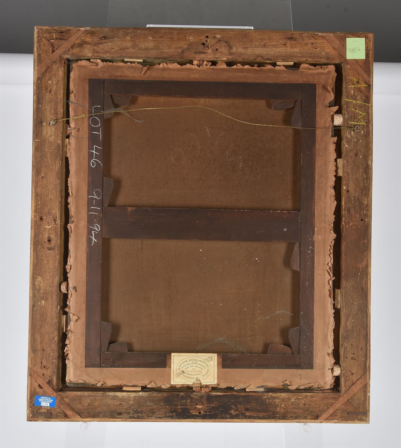 Arthur Pond | Portrait of a lady wearing a white dress and wide brimmed ...