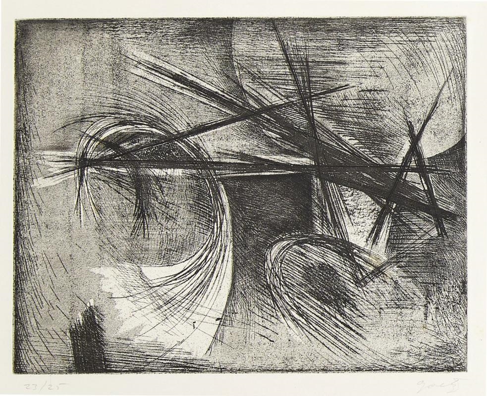 Henri Bernard Goetz | Untitled Composition (1953) | MutualArt