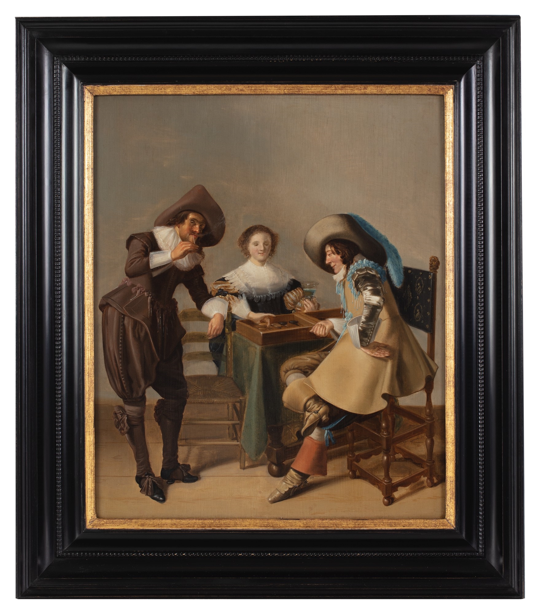 Dirck Hals | TRIC-TRAC PLAYERS | MutualArt