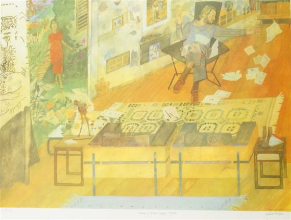 Leonard Rosoman | Portrait of Richard Hughes (1982) | MutualArt